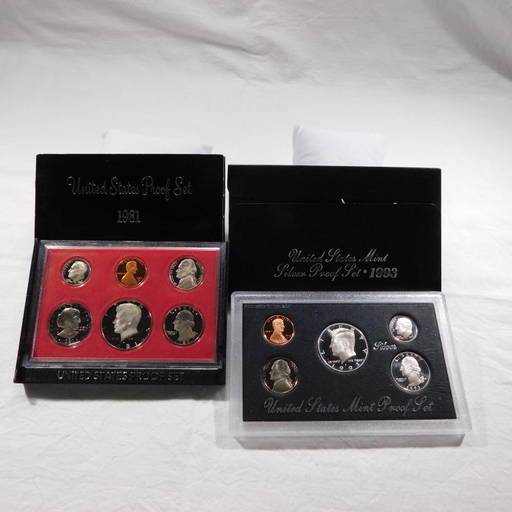 1981 U.s U.s. Proof Set & 1983 Silver Proof Set