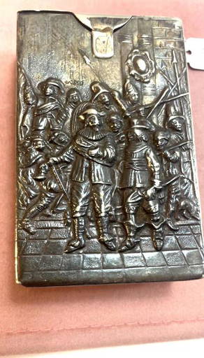 Vintage 800 Sterling Dutch Cigarette Box