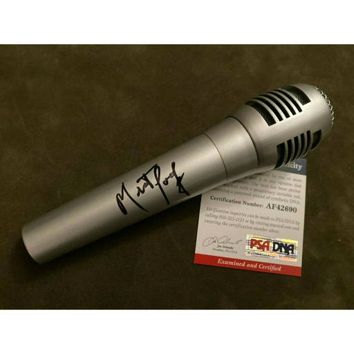 MEAT LOAF Signed MICROPHONE Ex Picture Proof PSA/DNA BAT OUT OF HELL ...