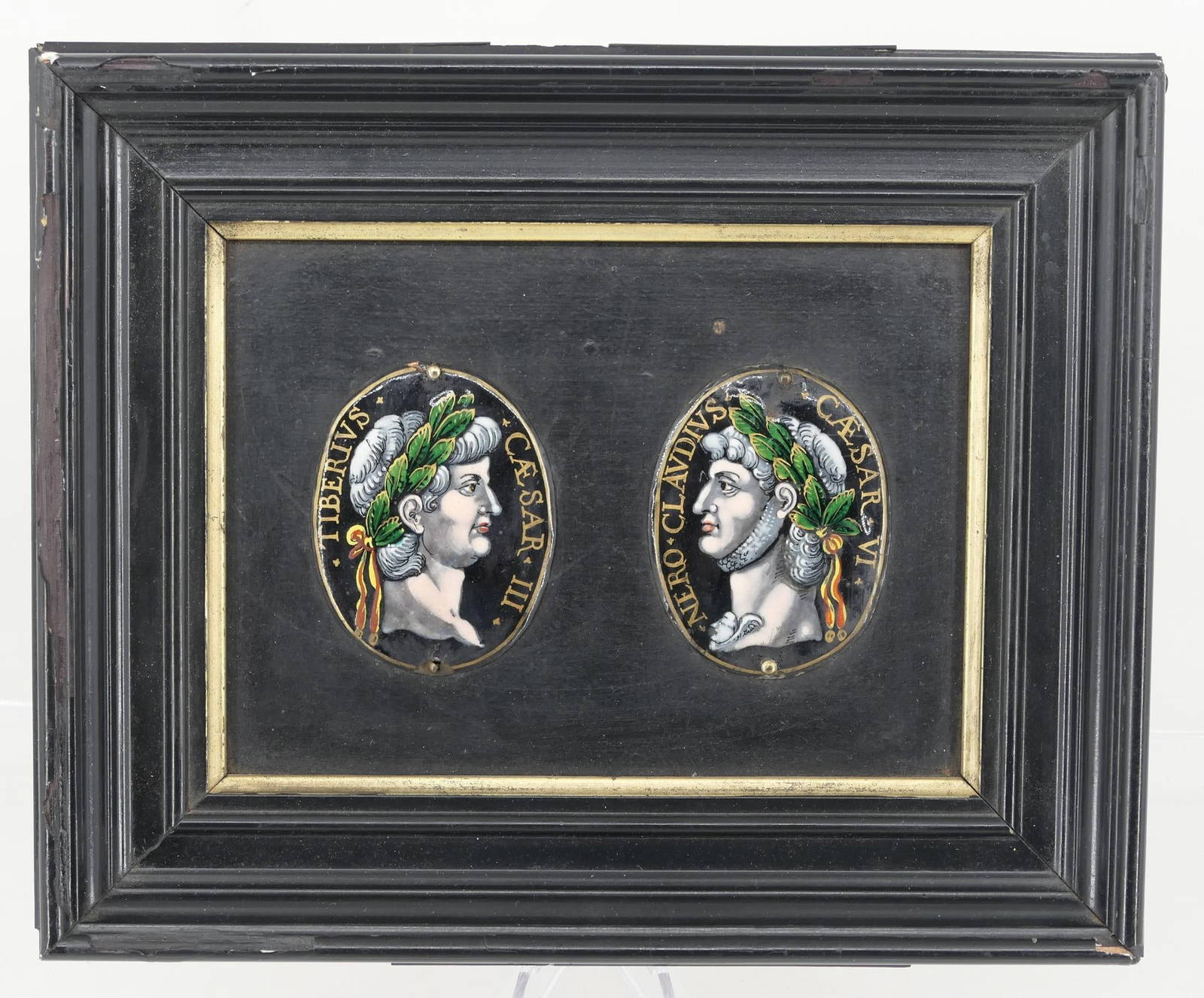 Limoges Enameled Metal Caesar Discs Auction