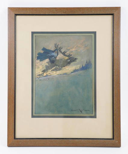 Harry Rountree Pen And Ink Illustration