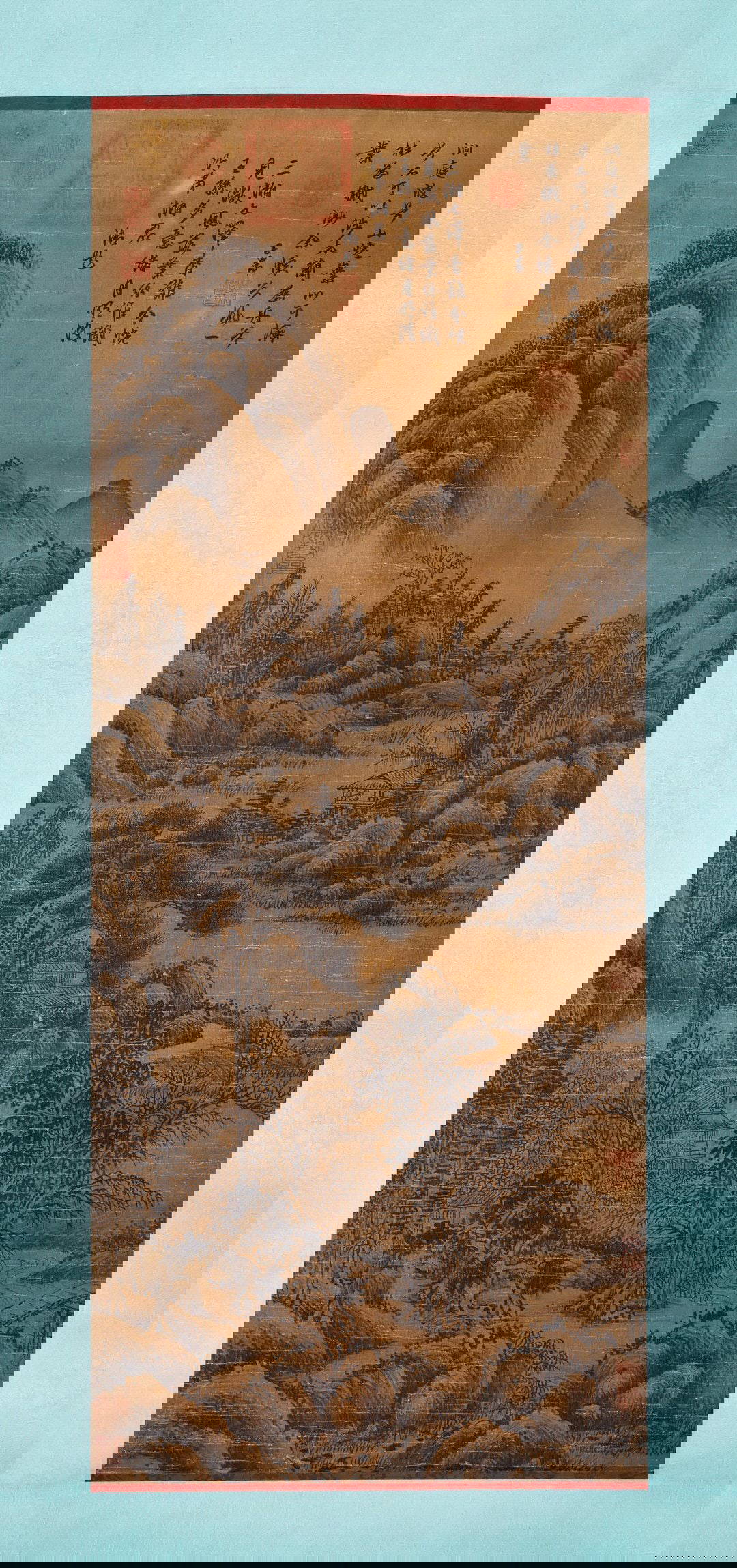 "landscape" Silk Book Zhao Mengfu Auction