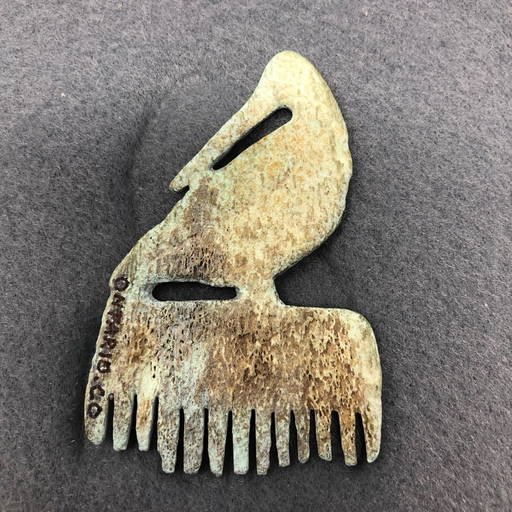 Seneca Effigy Moose Antler Comb, c 1670s. (F1232) - Mar 26, 2022 ...