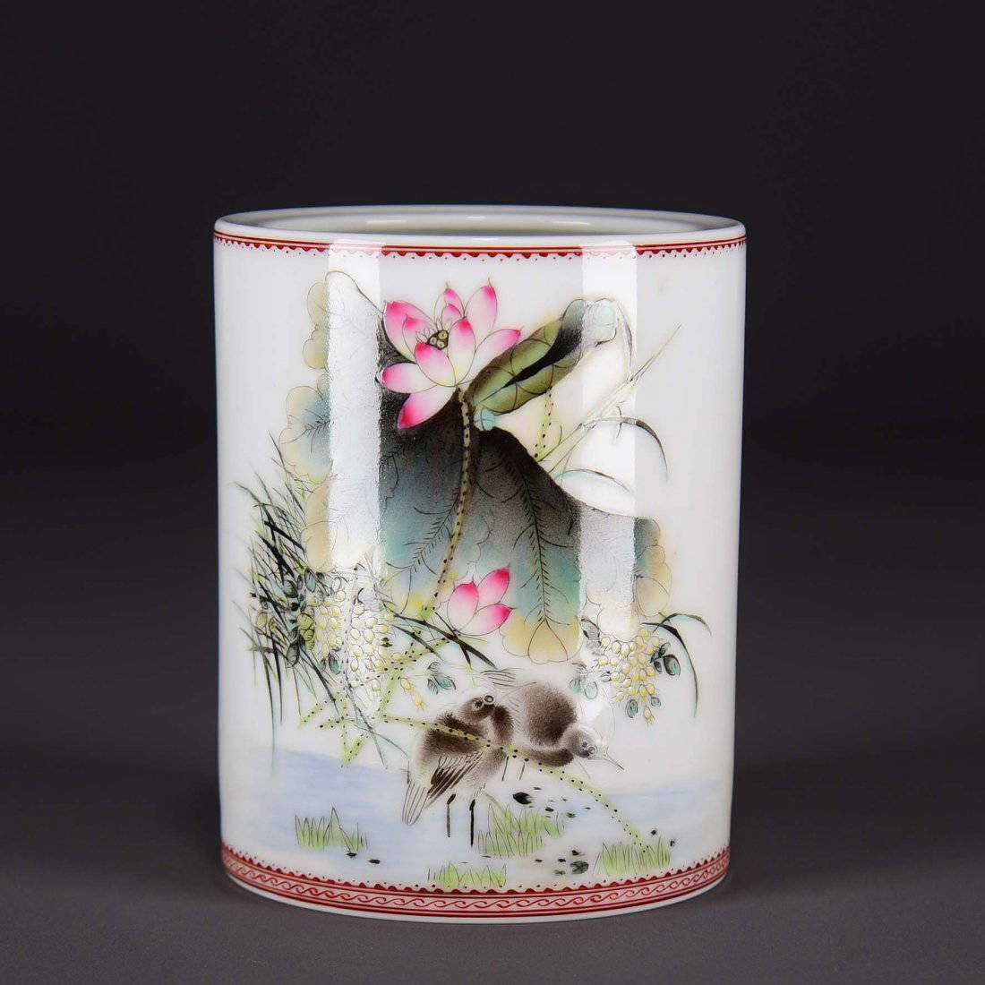 Cheng Yiting Of The Eight Friends Of Zhushan Made Pastel Pen Holders ...