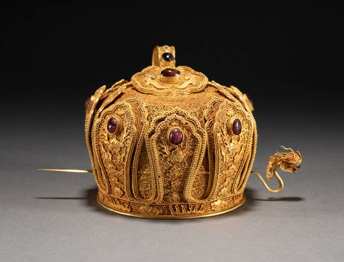 Chinese Tang Dynasty pure gold crown - Sep 17, 2021 ...