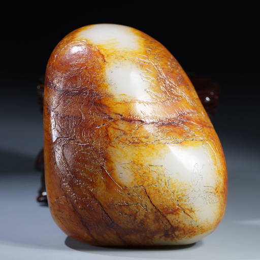 Hetian Jade Original Stone Ornaments