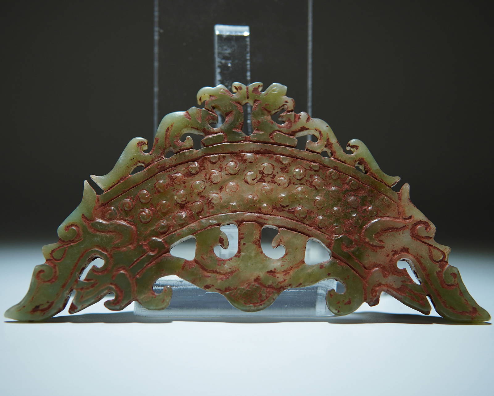 Han Jade Dragons Phoenix Ornament Auction