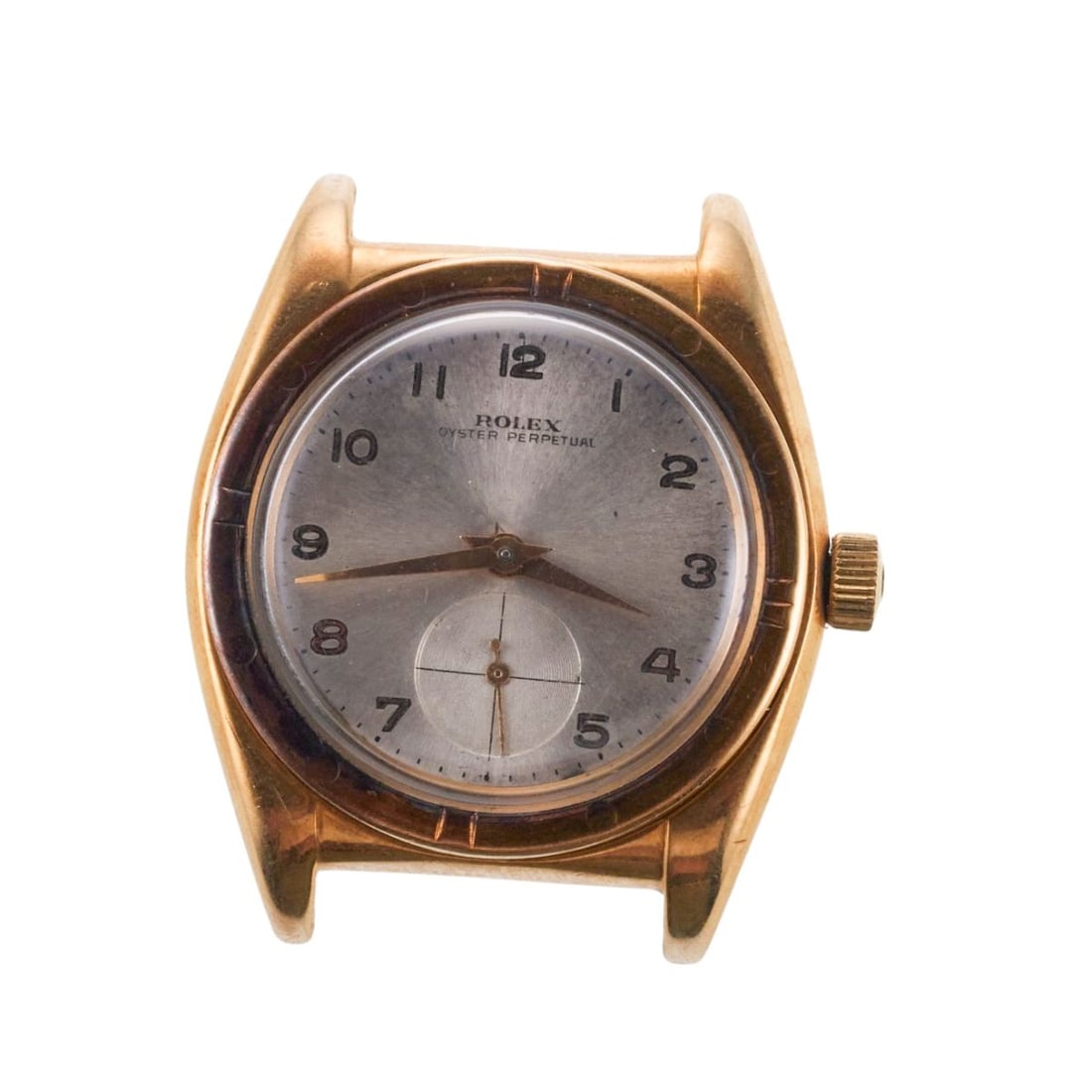 Rolex Oyster Perpetual Bubbleback 18k Gold Small Second Hand Automatic ...