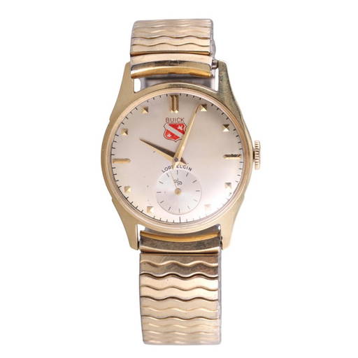 Vintage Lord Elgin 14k Gold Buick Service Award Watch