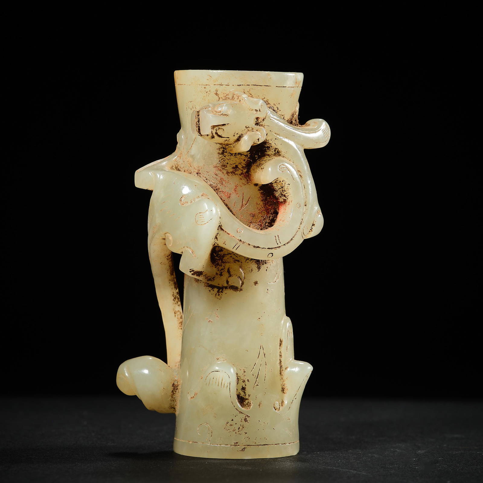 Han Dynasty Of China,hotan Jade Tube Auction