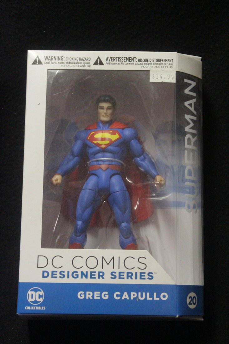 Superman Action Figure Greg Capullo Dc Designer Series
