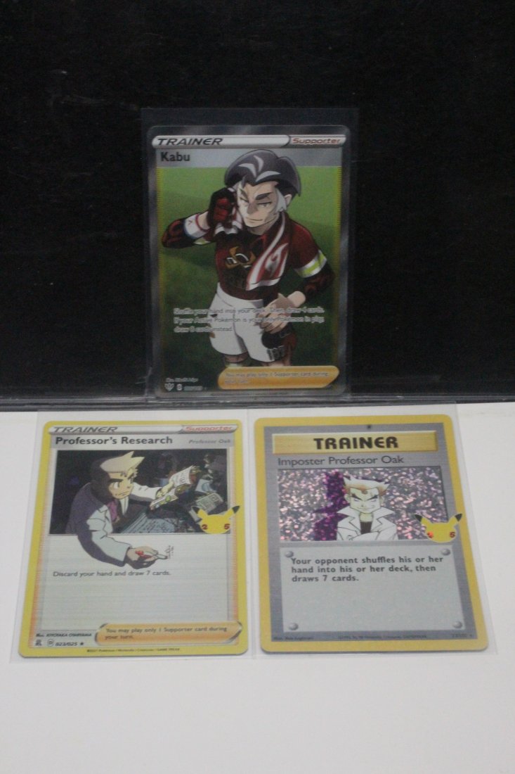 Pokemon Lot Of 3 Holo Trainer Cards