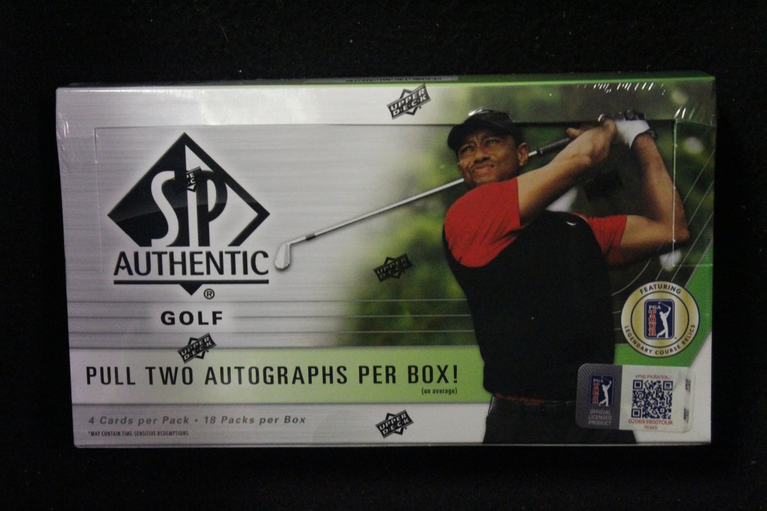 2021 Ud Sp Authentic Golf Hobby Box Sealed Unopened