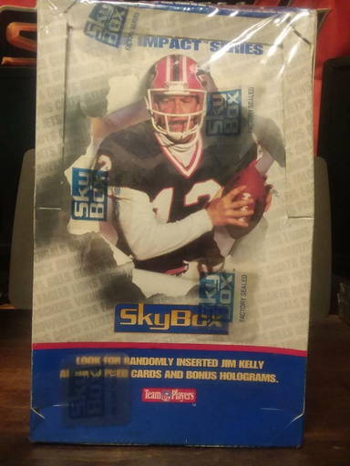 1992 Skybox Impact Nfl Football Unopened Box!!! 36 Packs Jim Kelly ...