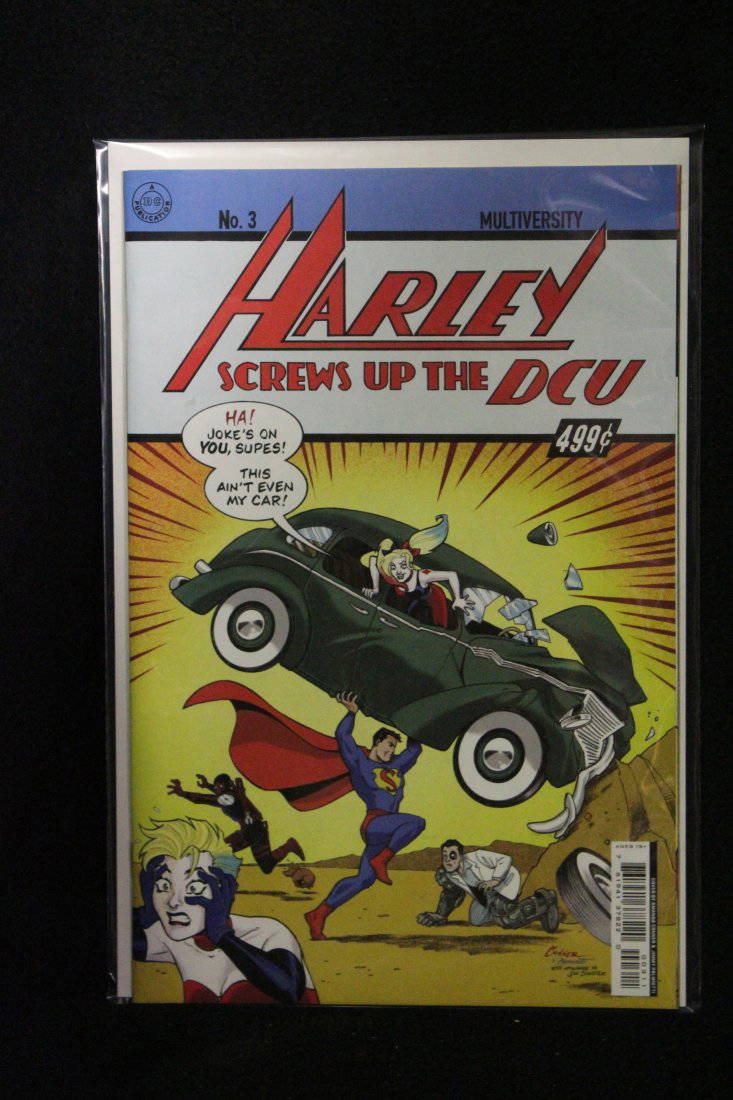 Harley Quinn Screws Up The Dcu #3 Action Comics #1 Homage Cover Auction