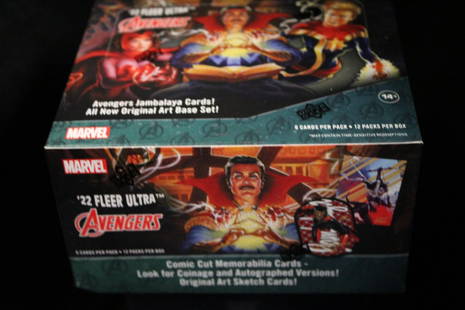 2022 Fleer Ultra Marvel Avengers Hobby Box Sealed Unopened