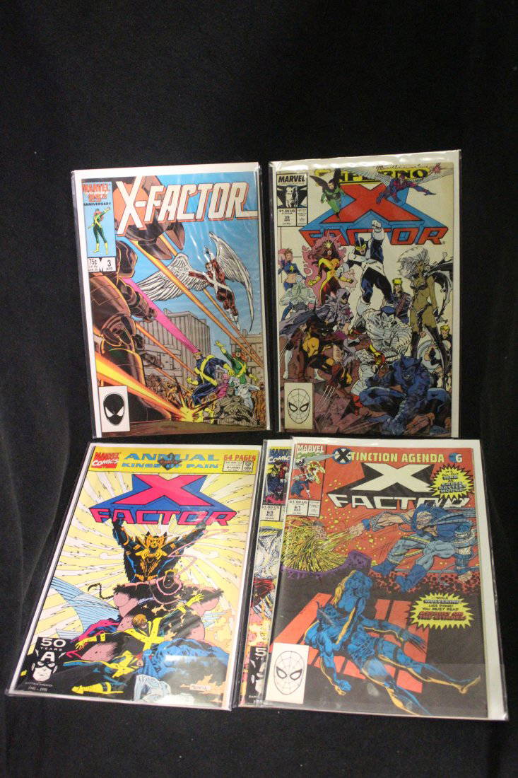 X-factor #3, 39, 61, 69 & Annual #6 Auction