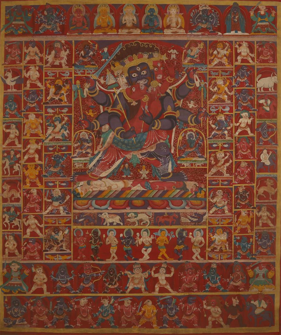 A Parnashavari Thangka, Gurge Kingdom Period.