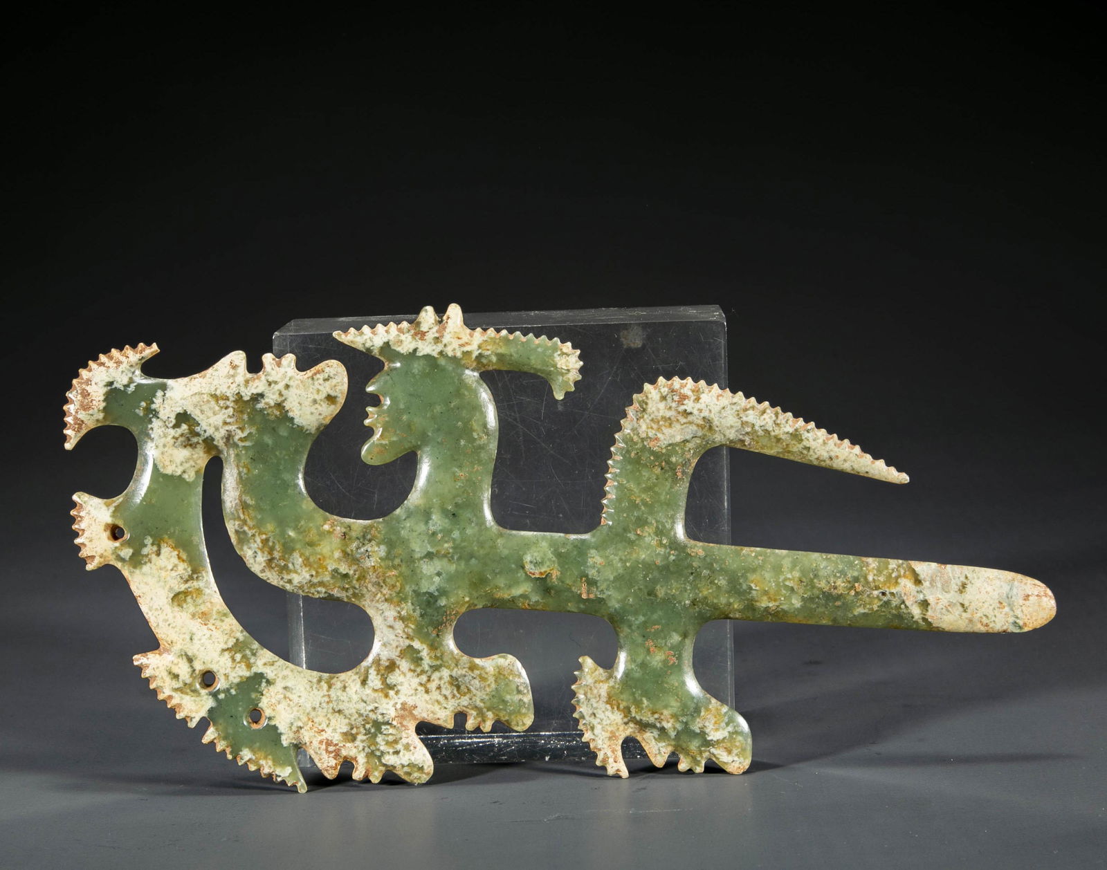 A Hongshan Jade God Statue.