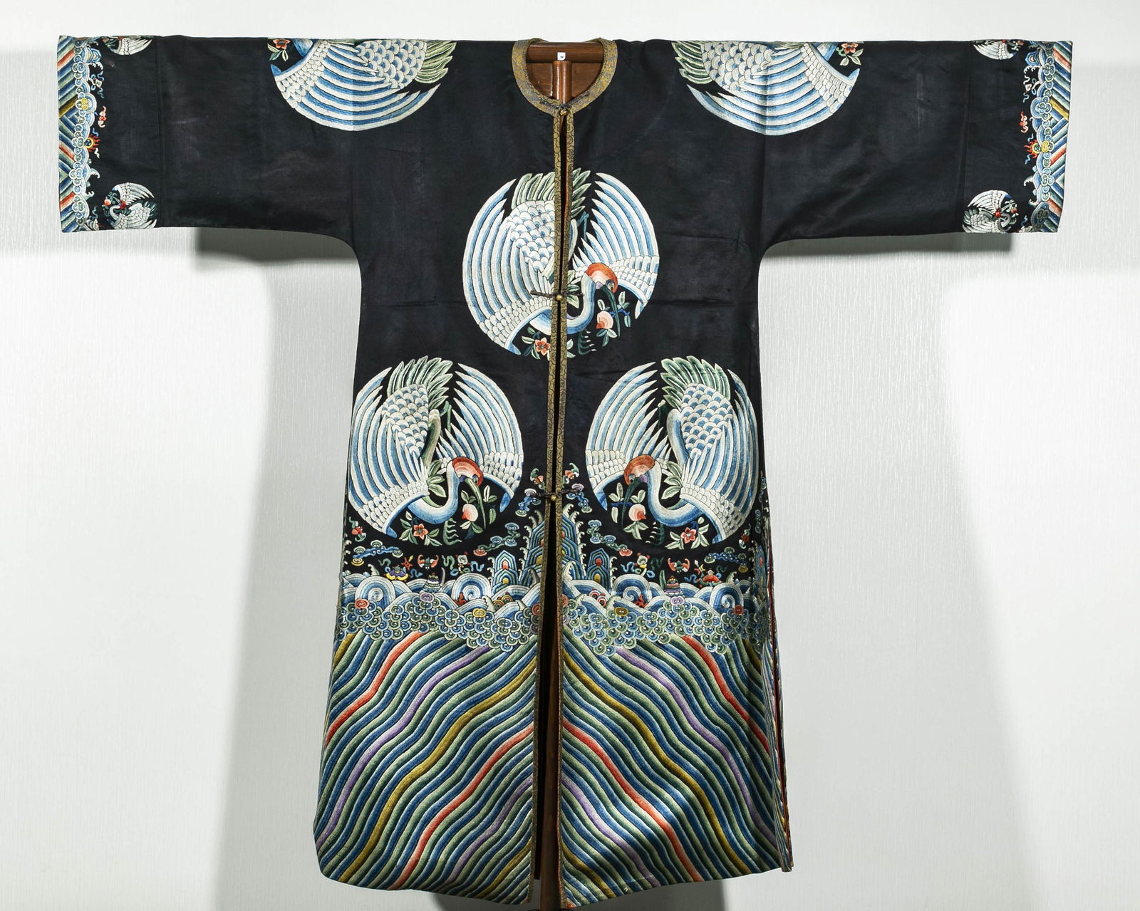 Buy A Brocade Phoenix Robe With Cranes Design. | Top Notch Collections ...