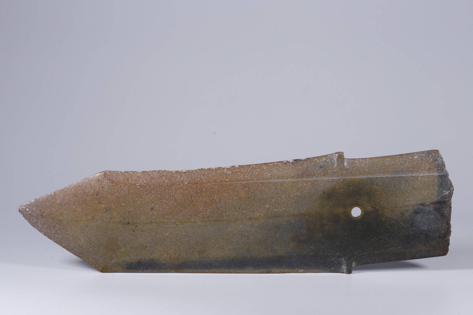 An Ancient Jade Dagger-axe. Auction