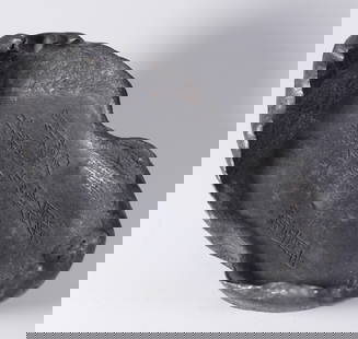 A Shoe-shaped Gold Ingot. Auction