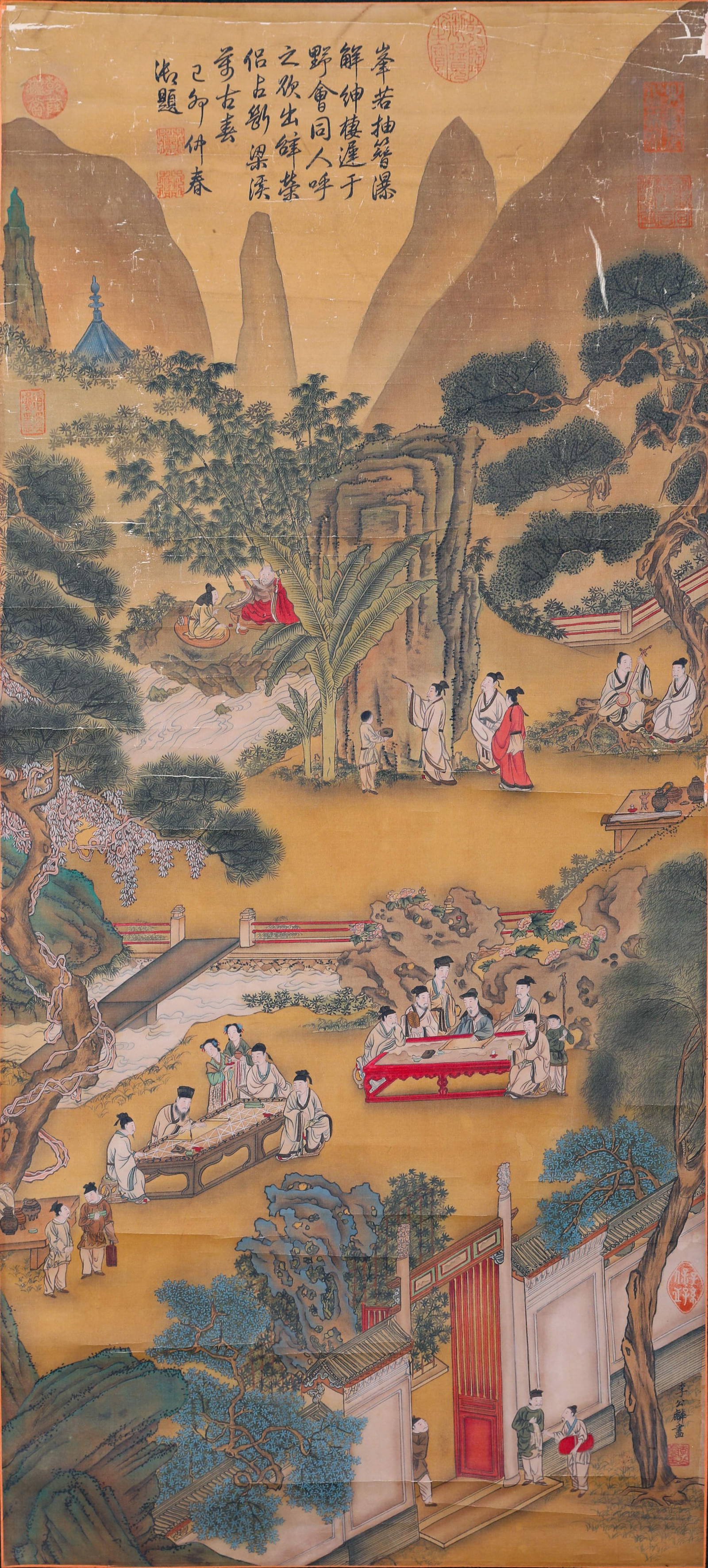 A Figure Story Painting On Silk By Li Gonglin.李公麟 - Jul 26, 2025 | Top ...