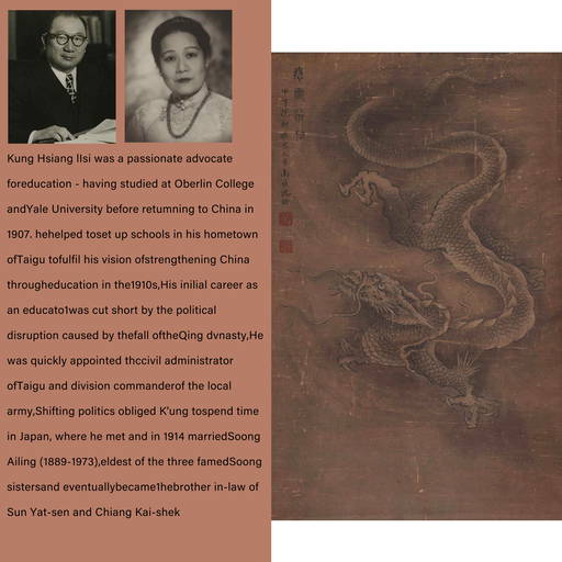 A Dragon Painting On Silk By Shen Quan.沈銓