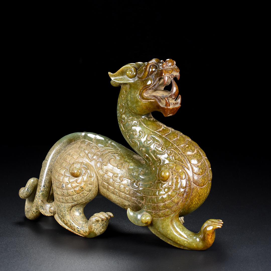 Ancient Jade Dragon Auction