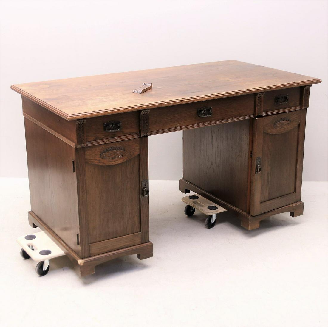 Solid Oak English Style Desk