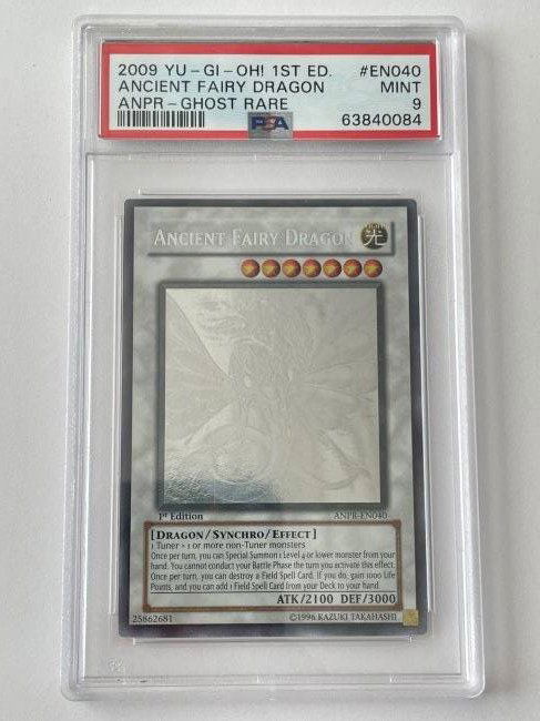 Yu Gi Oh! Ancient Fairy Dragon. Rare Ghost. 1st Edition.