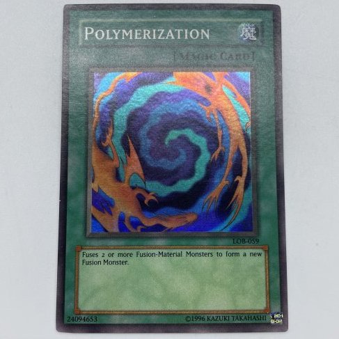 Yu Gi Oh! Polymerization. Super Card.