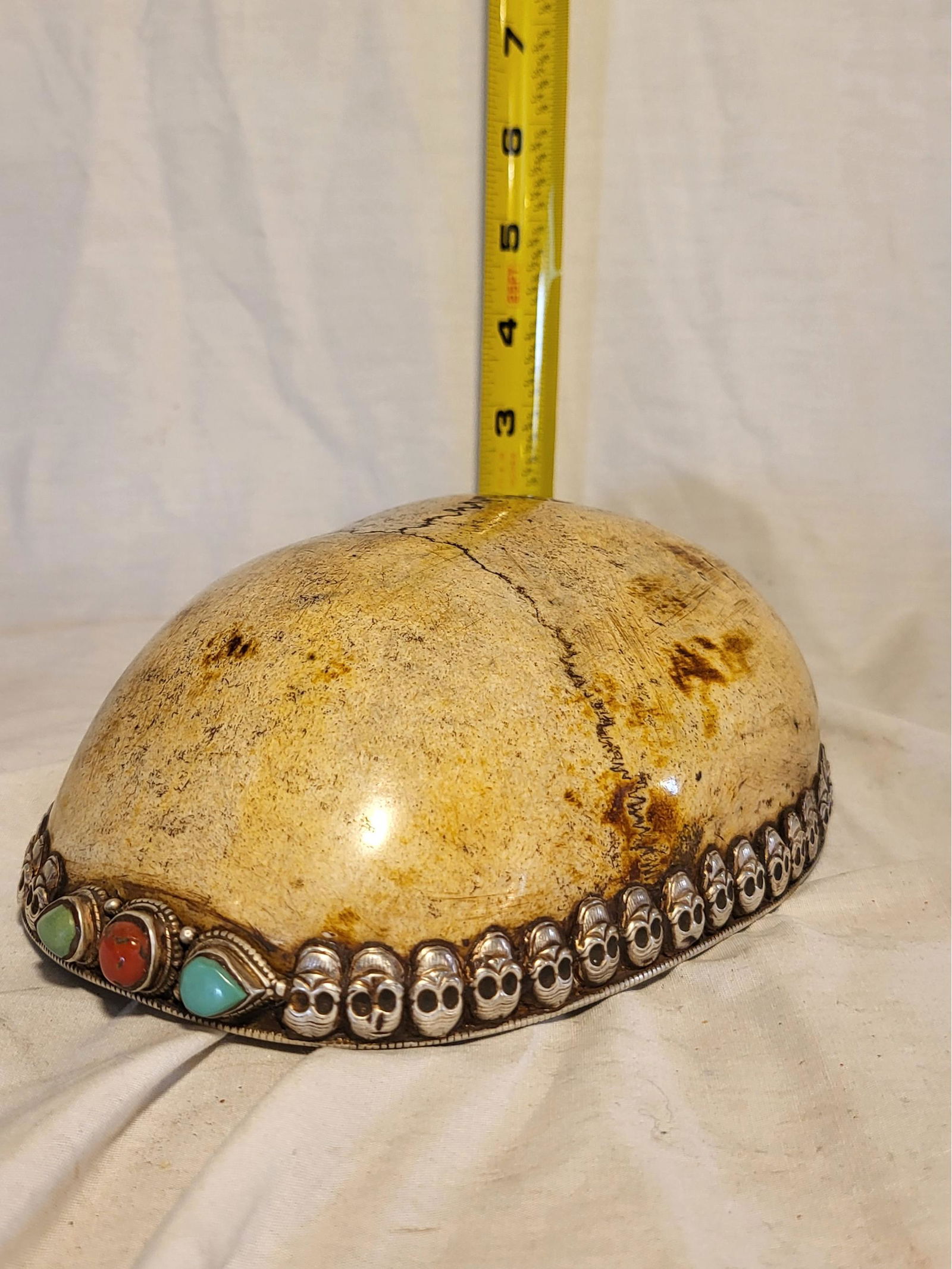 Tibetan Kapala Skull Cup