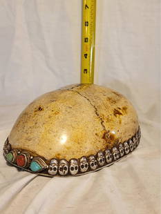 Tibetan Human Skull Kapala