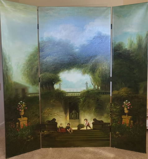 Large Folding Screen, Chelsea House, Port Royal Collection, Hand ...