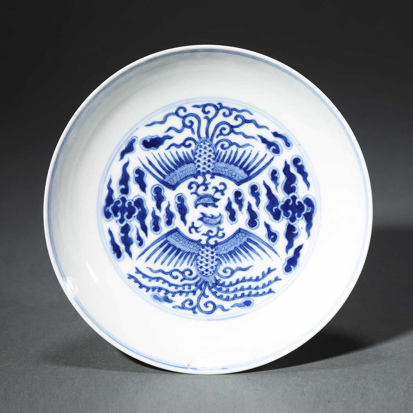 CHINESE PORCELAIN BLUE AND WHITE PHOENIX PLATE GUANGXU - Nov 27, 2021 ...