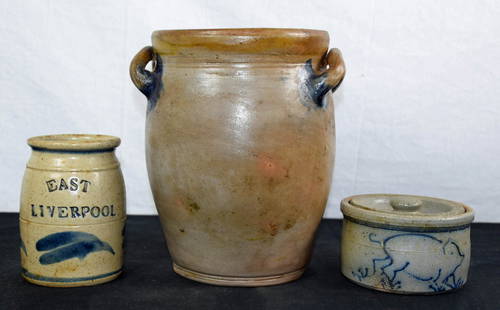 Reproduction Stoneware Crock, Beaumont Potterie