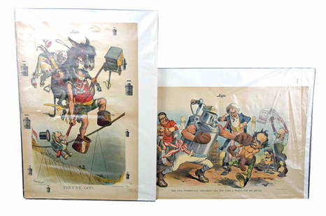 Pair Of William Jennings Bryan Lithographs