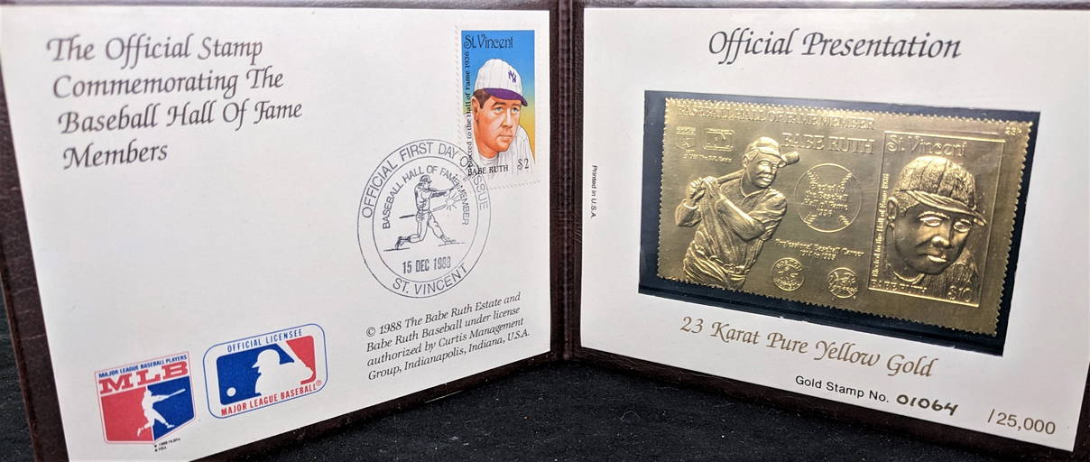 Babe Ruth Gold Stamp