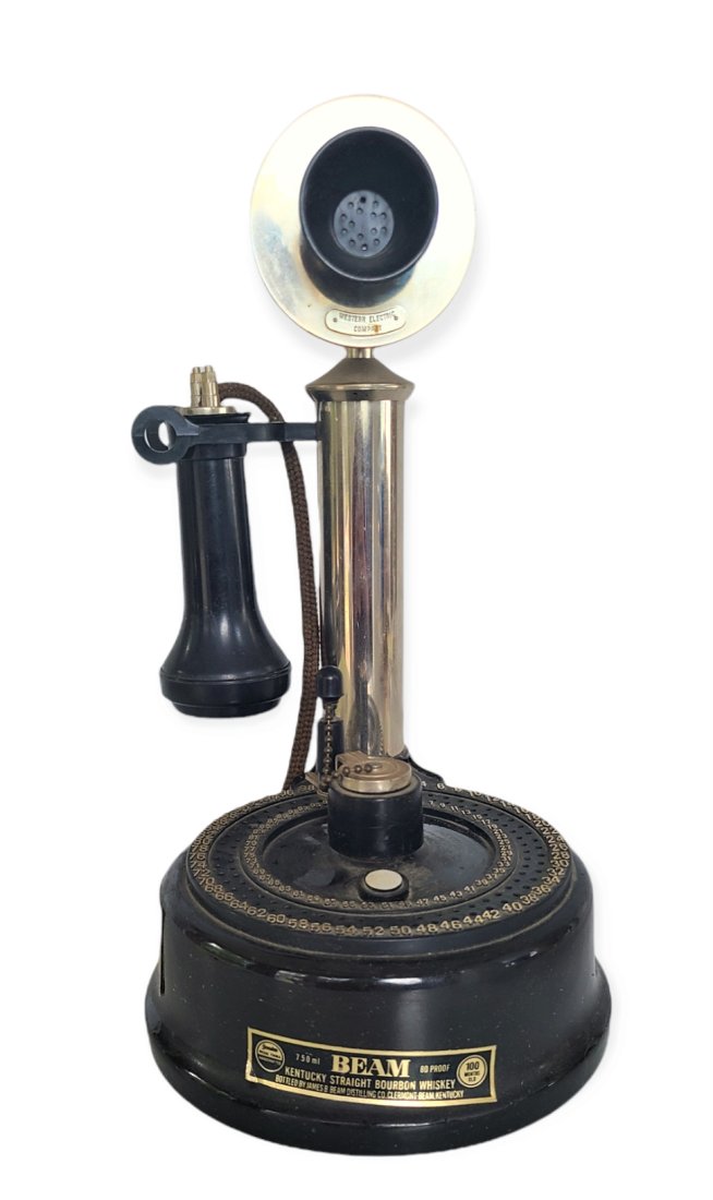 JIM BEAM DECANTER 1904 100 DIGIT DIAL TELEPHONE 0089 On Mar 23 jim-beam-decanter-1904-100-digit-dial-telephone-0089-on-mar-23