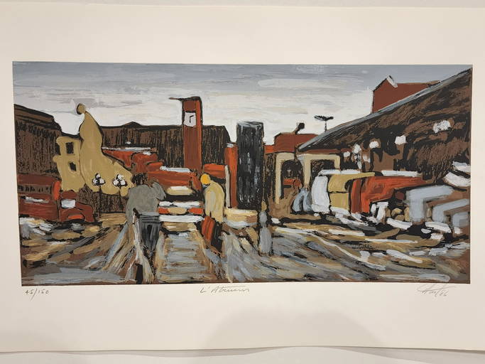 Huot, Pierre (1946- ) L'Atrium (1986) - Jun 14, 2022 | P&R Auctions Collectors Service in Quebec