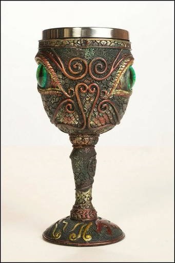 Wizard Alchemy Dragon Goblet Ceremonial Chalice Smaug (#0492) on Jun 11 ...