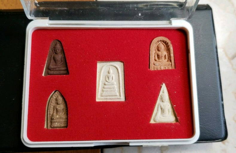 Amulets In Temple Box Thai Buddhist Benjapakee (#1123) on Jul 16, 2022 ...