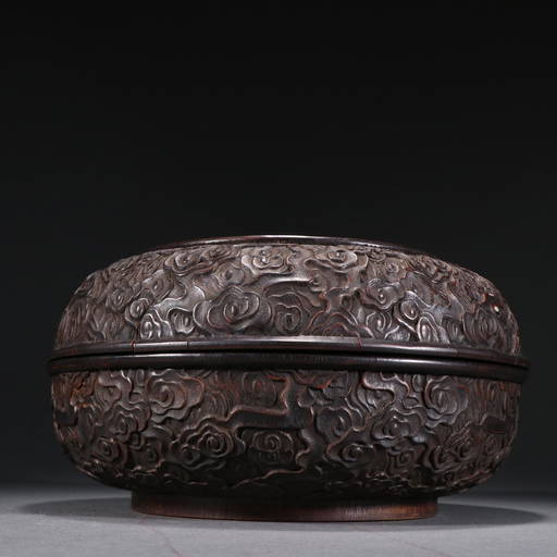 A Fine Zitan Wood Carved Box With Cover (#137019) on Jun 17, 2022 ...