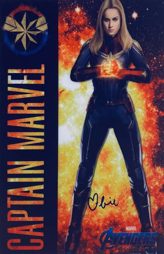 Autograph Signed Brie Larson Photo - Nov 21, 2021 | KCC Treasure Hunt ...
