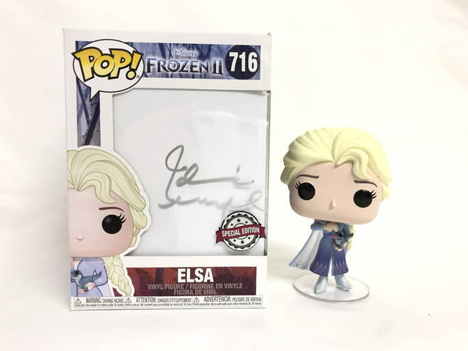 Signed Frozen Elsa Idina Menzel Funko Pop - Dec 04, 2021 | KCC Treasure ...