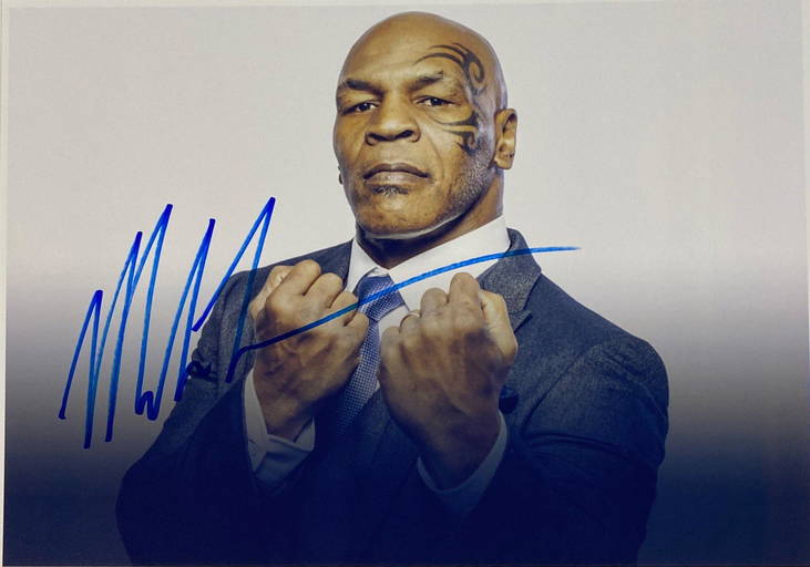 Autograph Signed Boxing Mike Tyson Photo (#45004) on Dec 11, 2021 | KCC ...