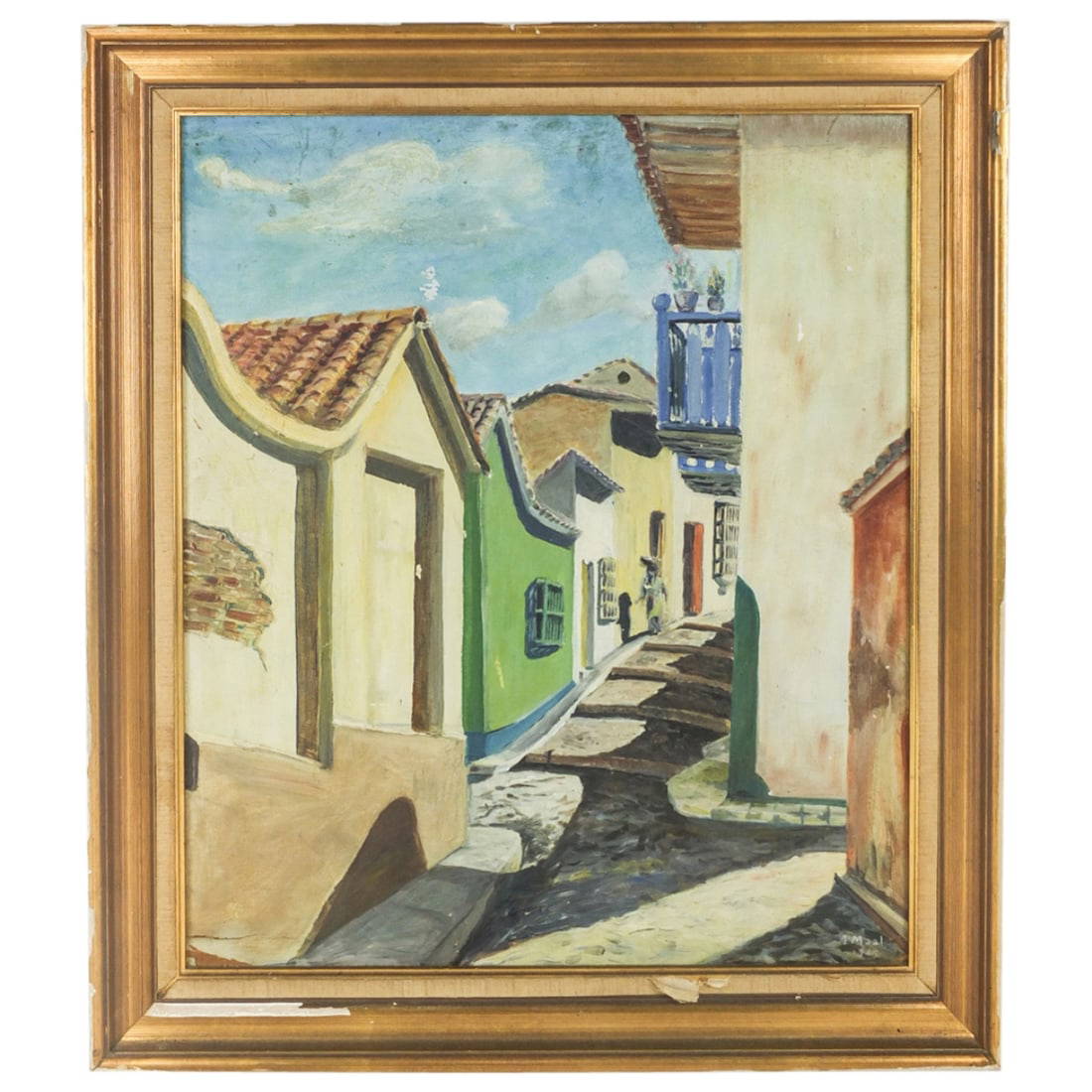 A Maal (20th C.) Oil On Board Auction