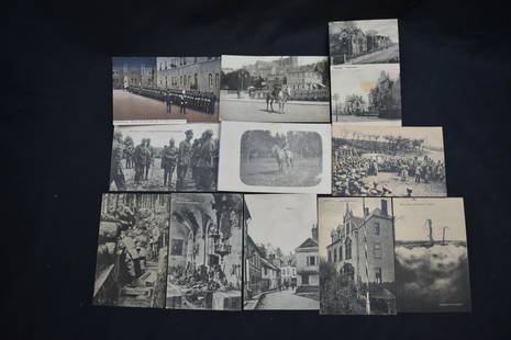 11 Photograph Postcards From During Ww1