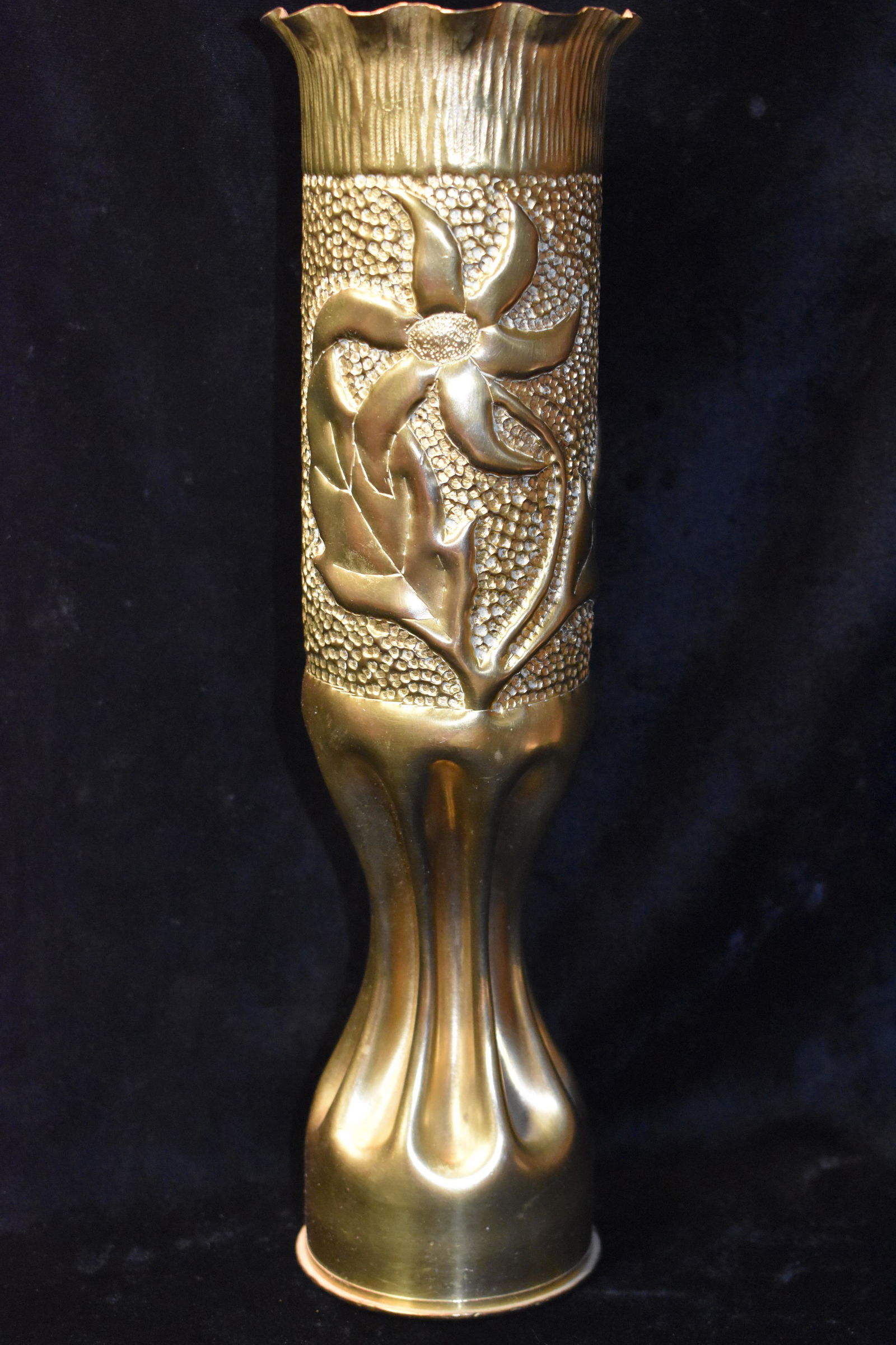 1916 World War One Highly Artistic Trench Art Shell